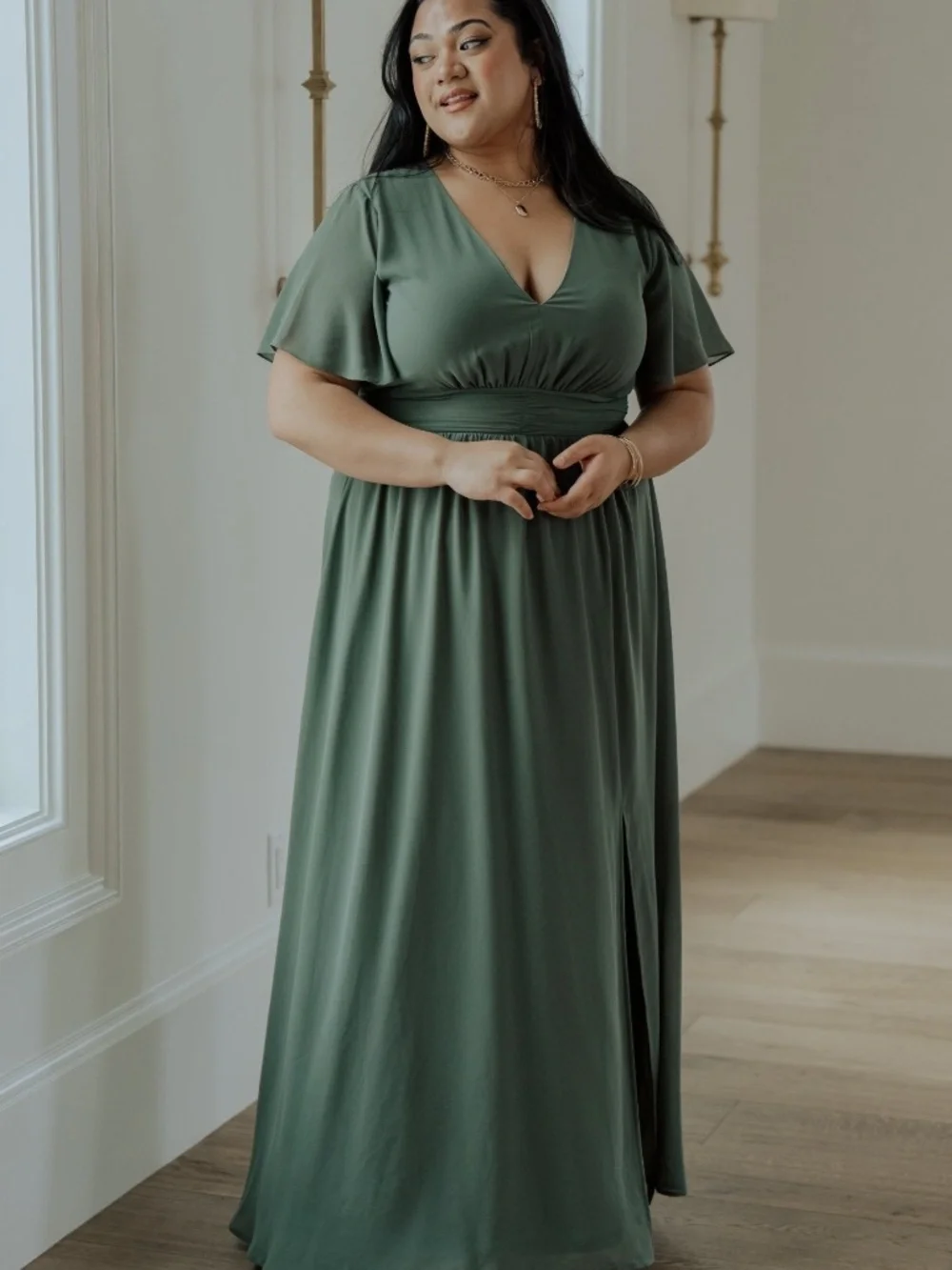 Baltic Born | Dresses | Baltic Born Ramona Maxi Dress Dark Sage Size Mm ...